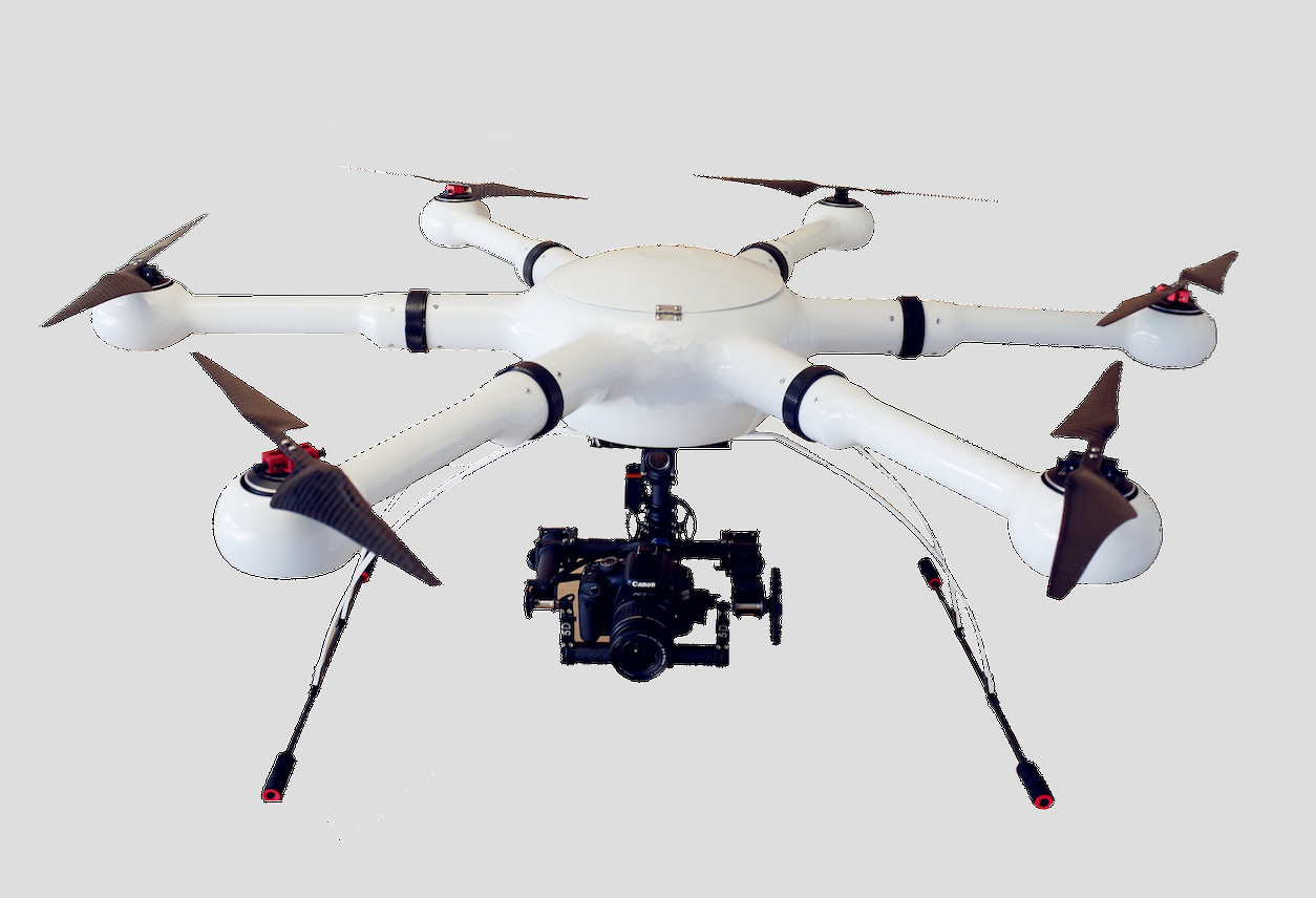 Hexacopter Drone for Surveillance.40-60mins duration 5km flight ...
